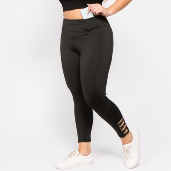 Yelete | Pants & Jumpsuits | Yelete Lattice Cutout Yoga Pants Workout ...